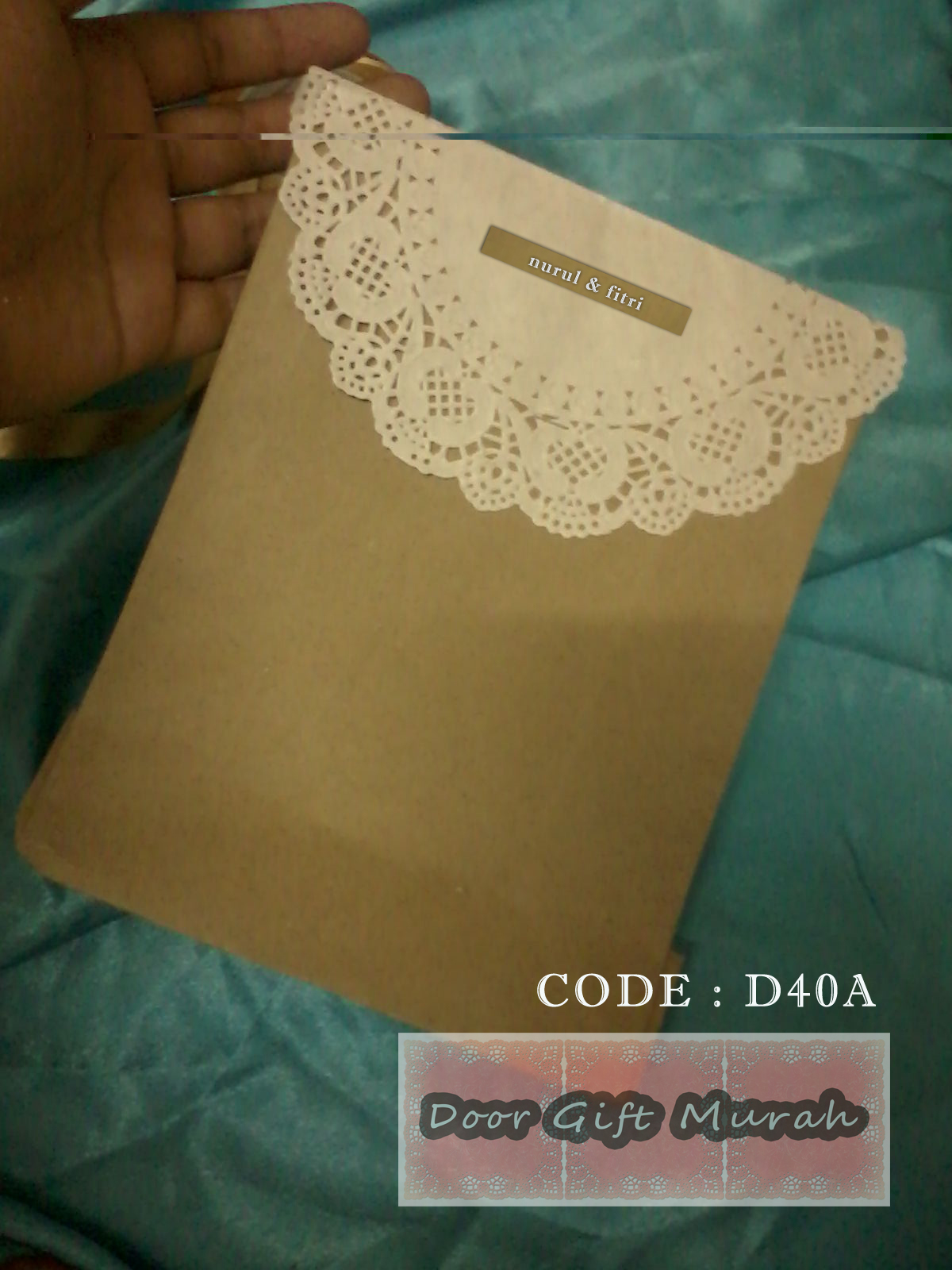 Jom Jimat Kahwin: Doily Paper Bag Murah