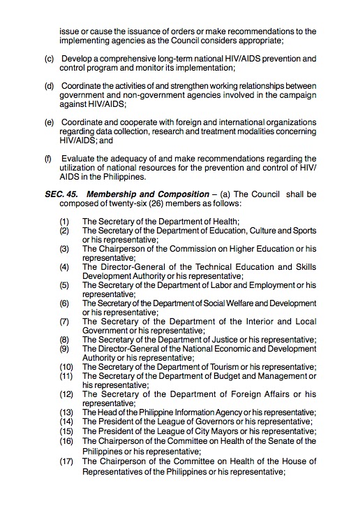 RA 8504: Philippine AIDS Prevention and Control Act of 1998 ~ Living ...