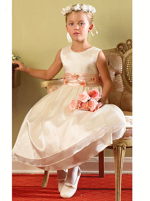 Flower Girl Dress with Waistlines | Wedding Dresses