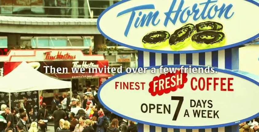 Tim Hortons travels back to 1964