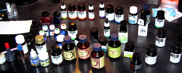 brainmoths: ink and watercolor review