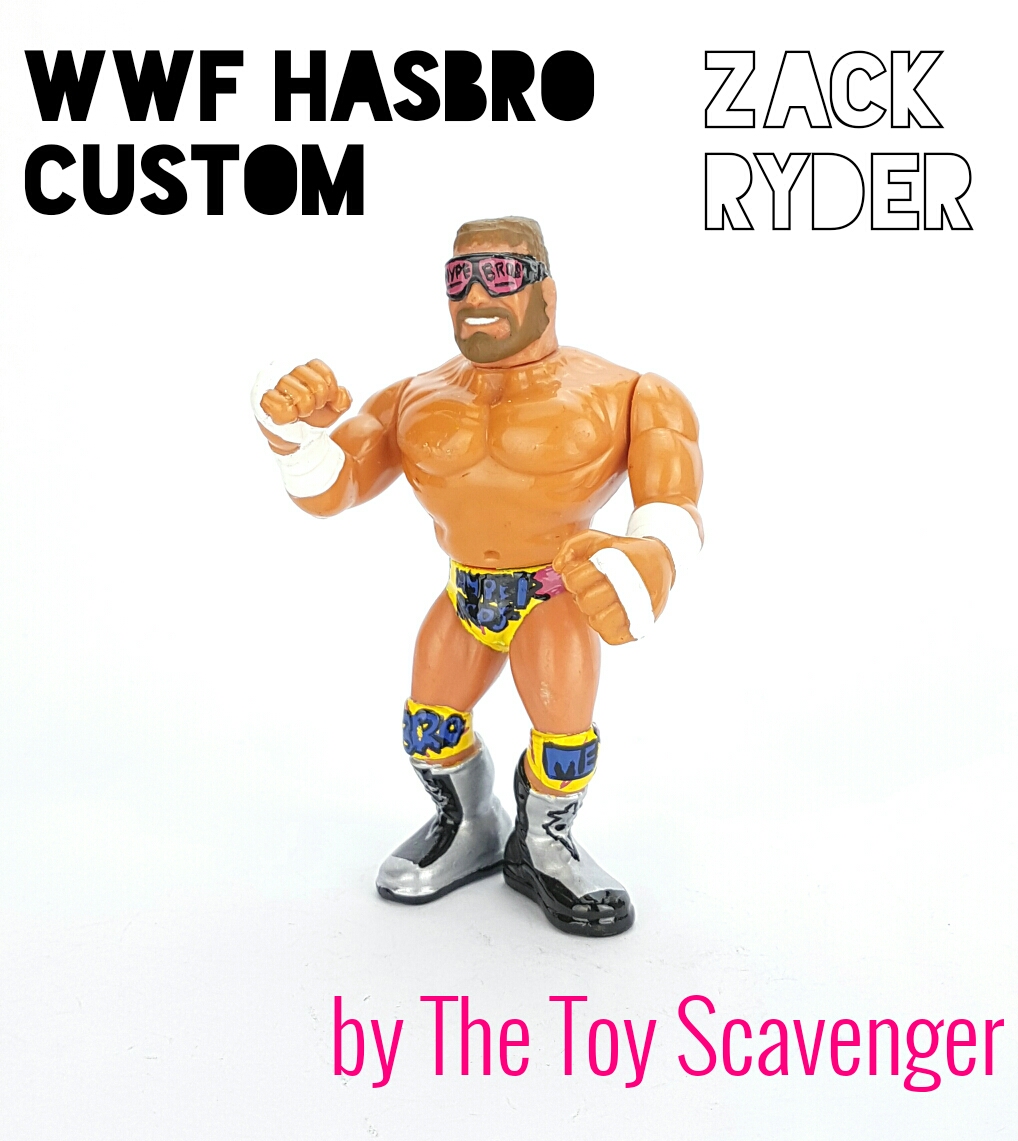 WWF Hasbro Custom Figures ☆ Zack Ryder by The Toy Scavenger | Vintage ...