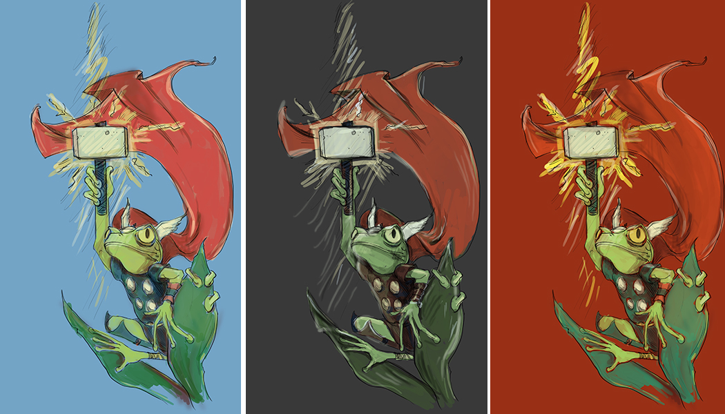 Thor WIP - frog thor - final version | Threadless