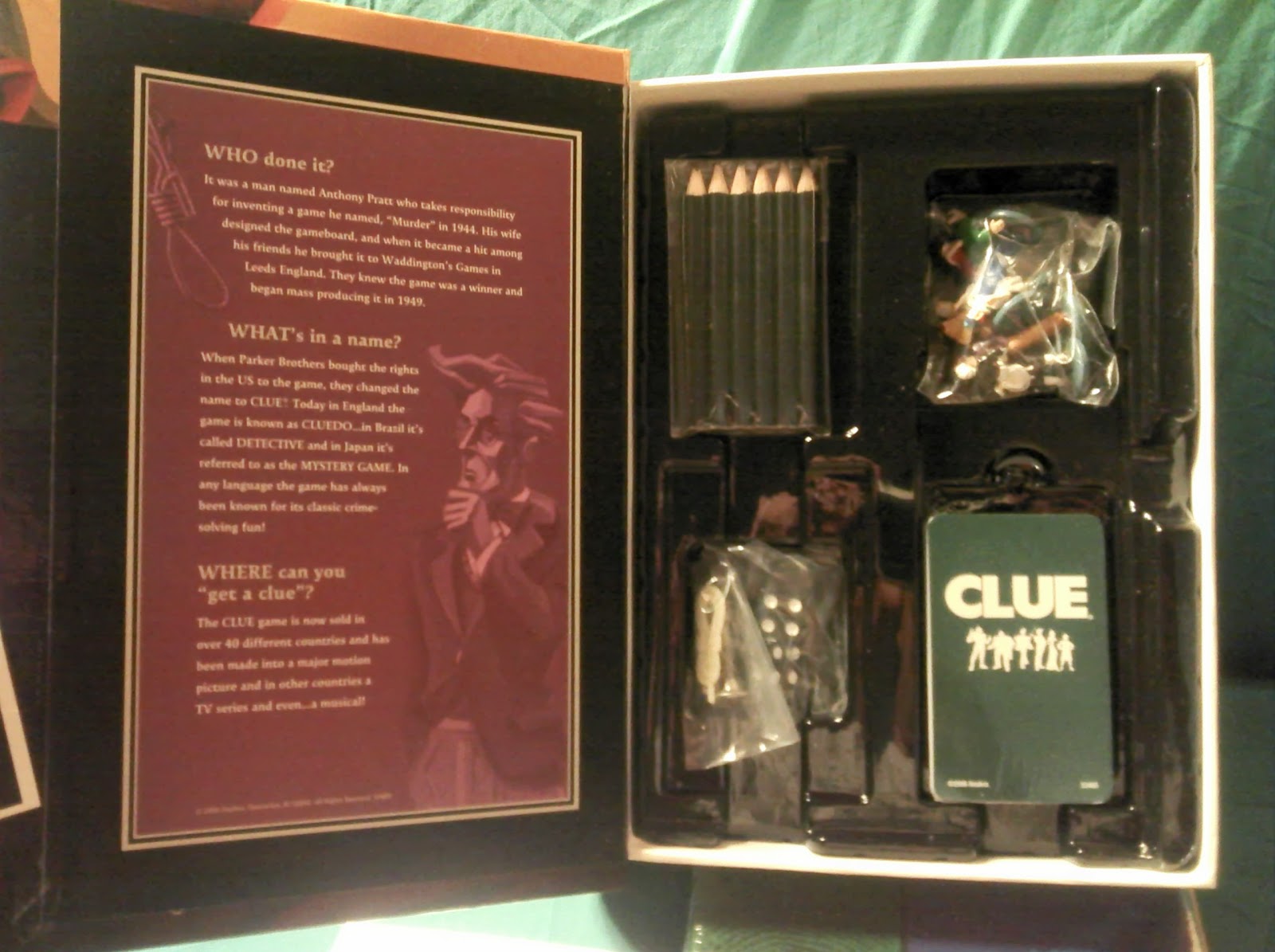 Wargames and Railroads: Clue