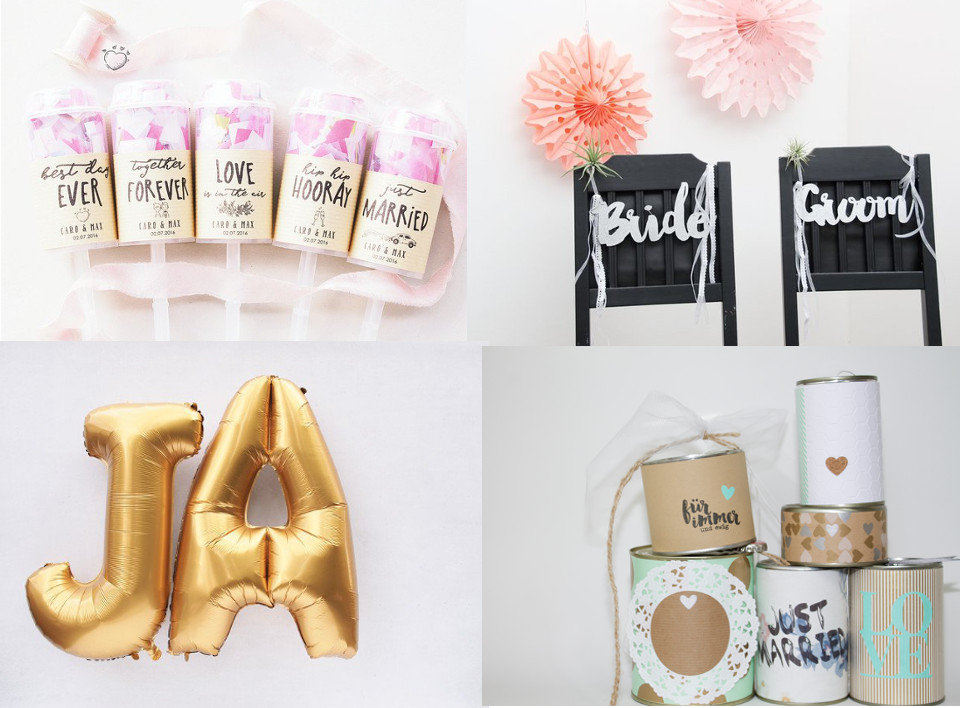 Steffi's Hochzeitsblog: Alles für die Hochzeitsdekoration von DaWanda ...