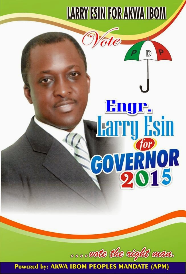 ENGR. LARRY ESIN FOR GOVERNOR 2015