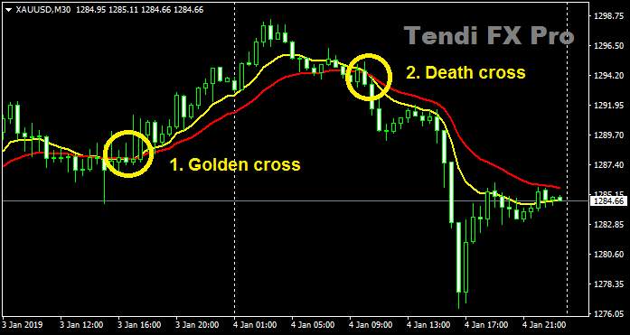 EMA Cross Setting 10 dan 20 | Tendi FX