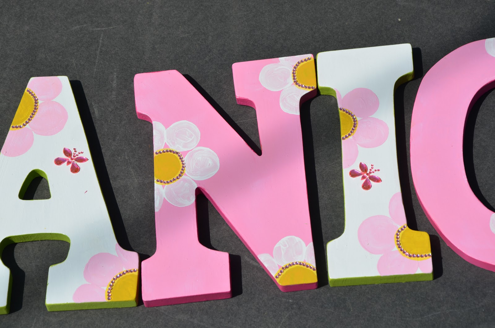 Wooden Letters for Dani
