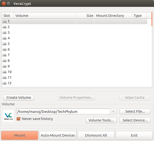 TECHPHYLUM: How to install VeraCrypt on Linux?