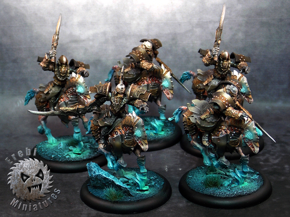 Erebi Miniatures: Warmachine - Cryx - Bane Riders