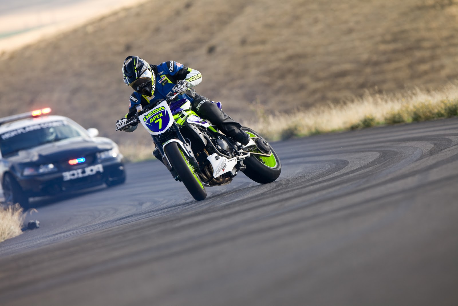 Dan Brockett: Motorcycle vs. Car Drift Battle 2 : Details on the ...