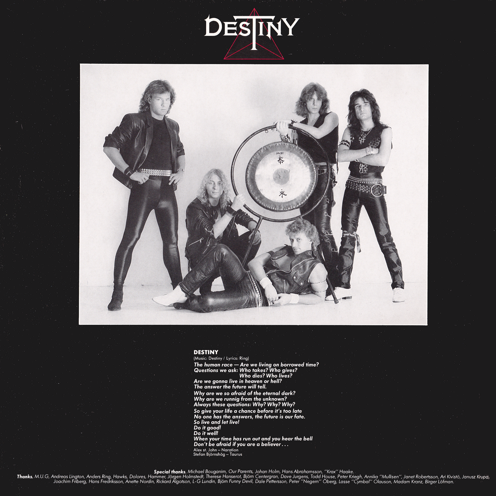 Destiny - Beyond All Sense (1985) [Vinyl Rip] | RARE AND OBSCURE METAL ...