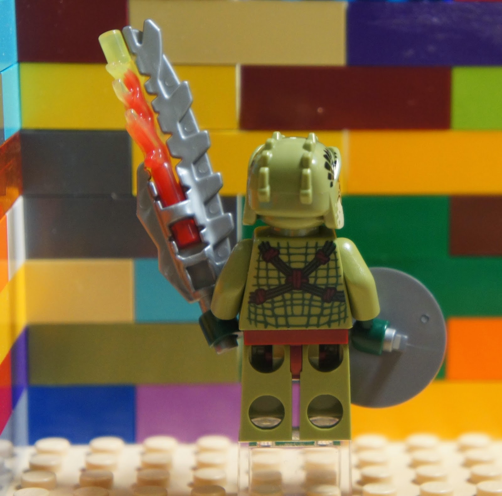 LEGO LOC122 CROCODILE WARRIOR #1 Minifigure Croco Tribe Legends of ...