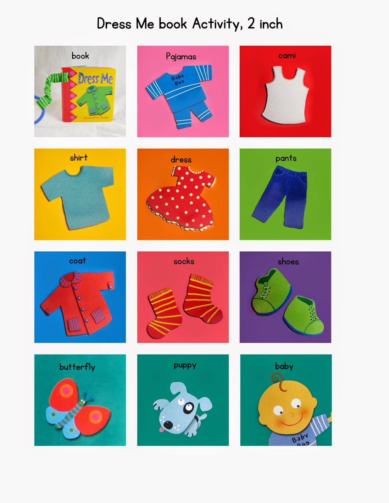 Life with Puzzling Boys: Dress Me Board Book Pecs