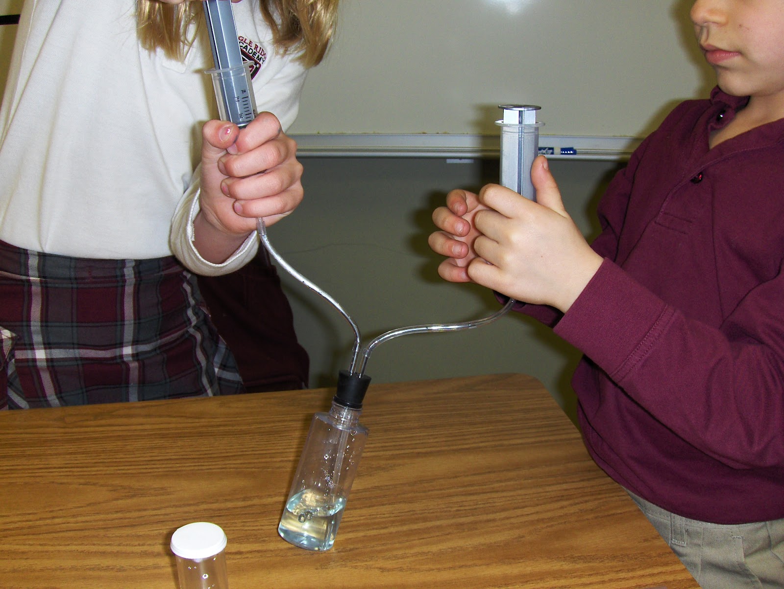 Mr. Fox's Blog: Air experiment - air is matter and takes up space - air ...