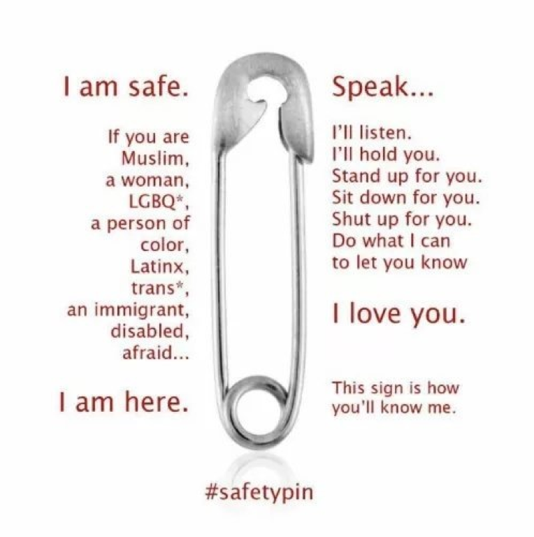 decolonizing solidarity: Ways to make safety pin solidarity actually safer