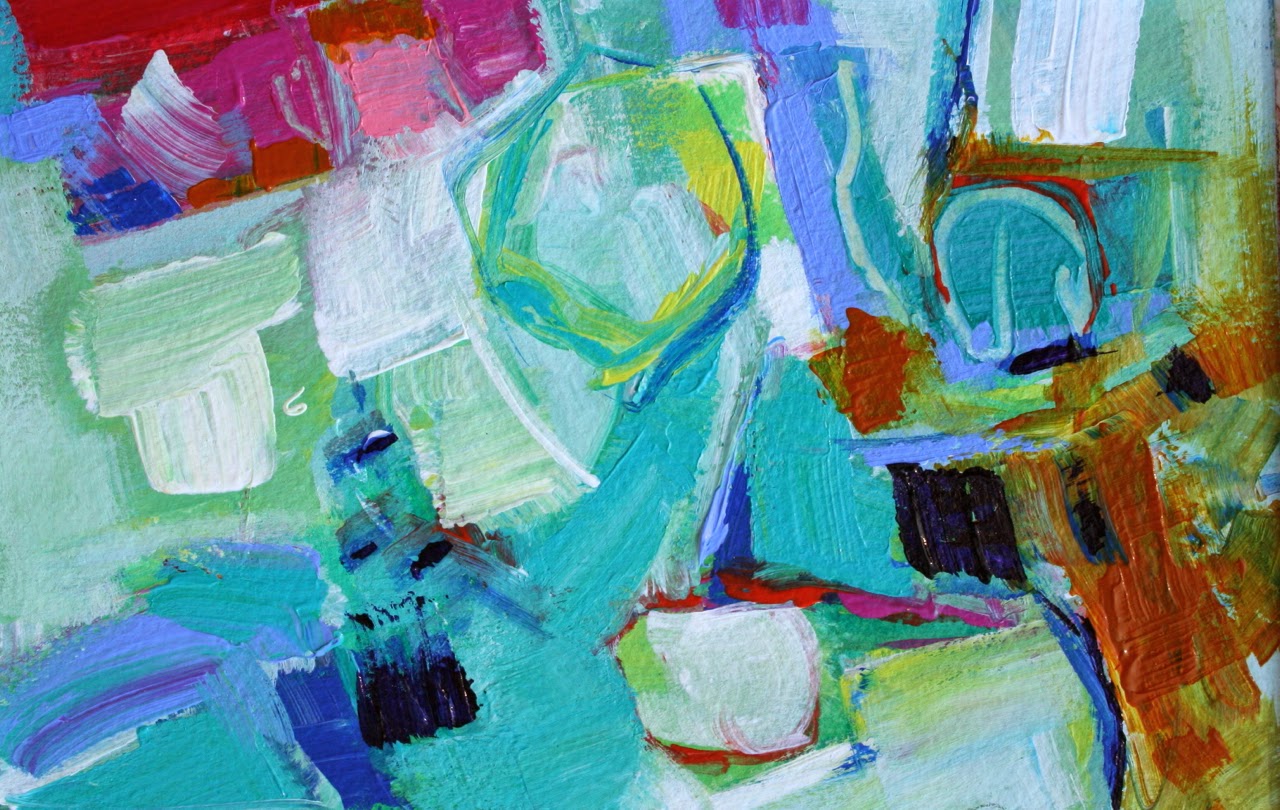 Daily Painters Abstract Gallery: Mini Abstract Painting by Contemporary ...