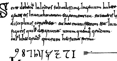 Medieval: Arabic Numerals