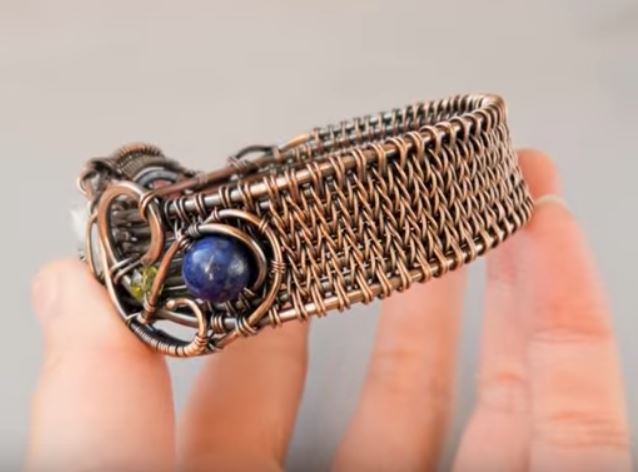 More Wire Woven Cuff Tutorials | Basket Weaving Style / The Beading Gem