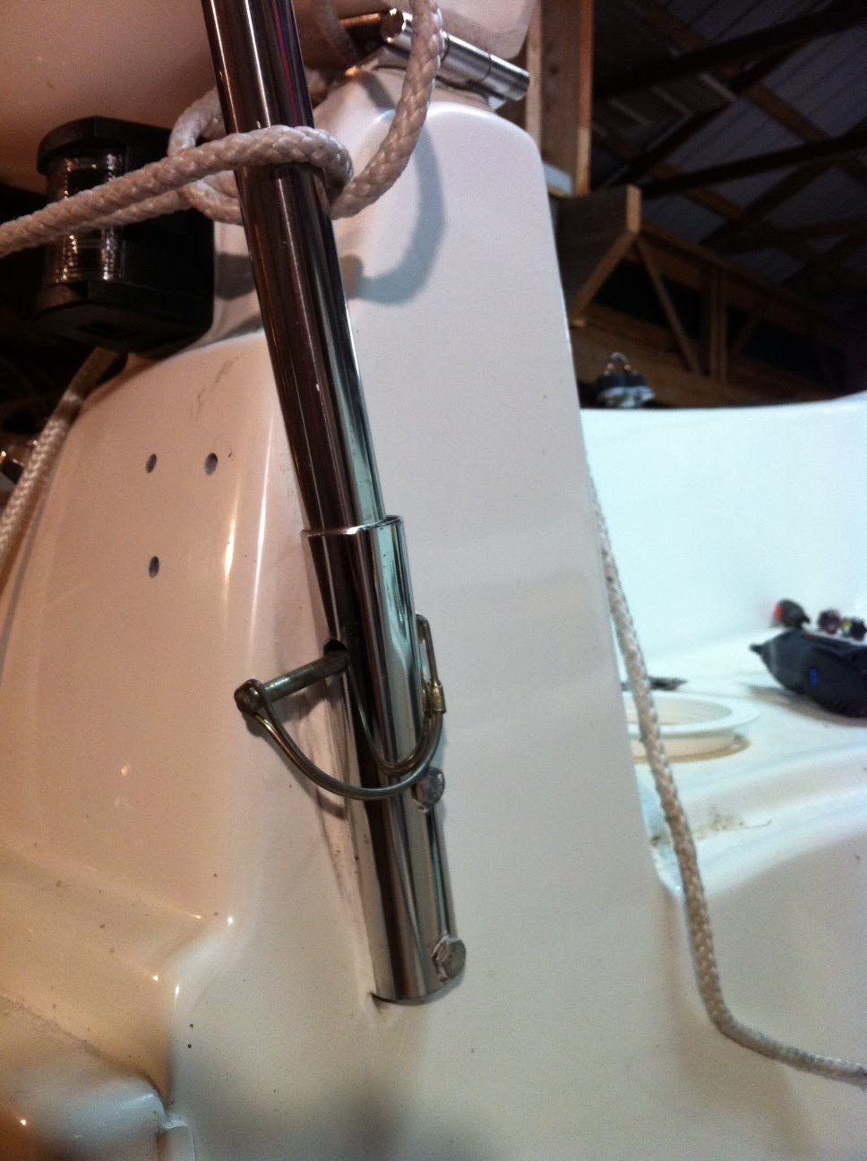 MacGregor 26M Sail Log: April - Mods continue...Soon will be back in ...