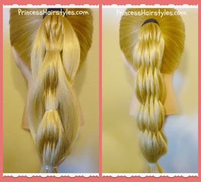 Quilted Pull Through Braid Ponytail Tutorial | Hairstyles For Girls ...