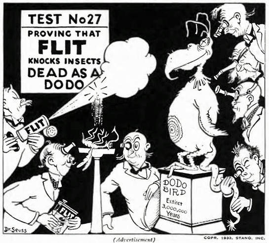 Insomnia Notebook: Dr Seuss and Depression-era Flit