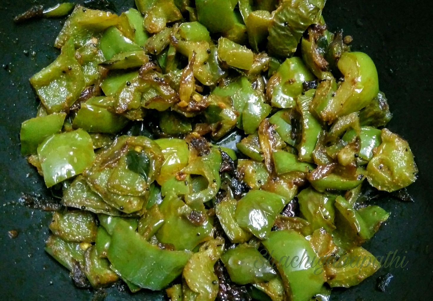 Stir-Fried Capsicum