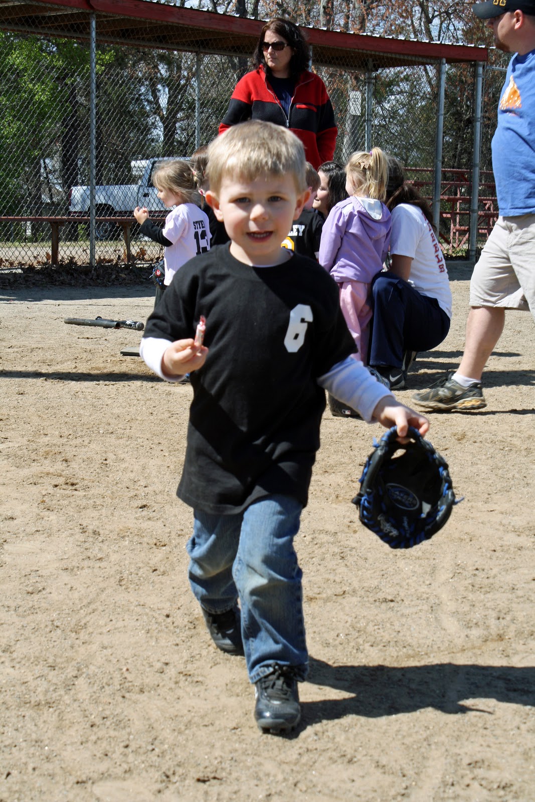 The Boyles Family: Wee Ball Practice!