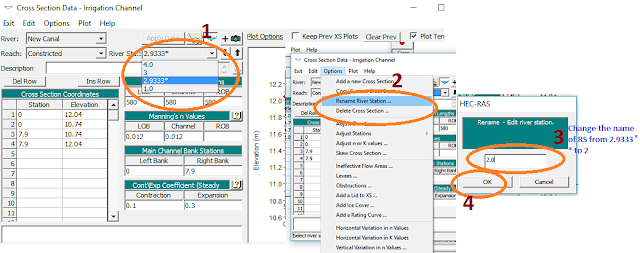HEC-RAS Tutorial: Geometric Data File