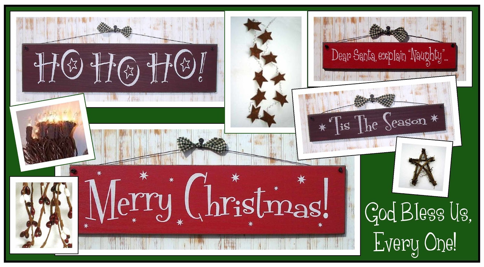 Rustic Signs, Farmhouse Finds and Craft Supplies!: CHRISTMAS SIGNS ...