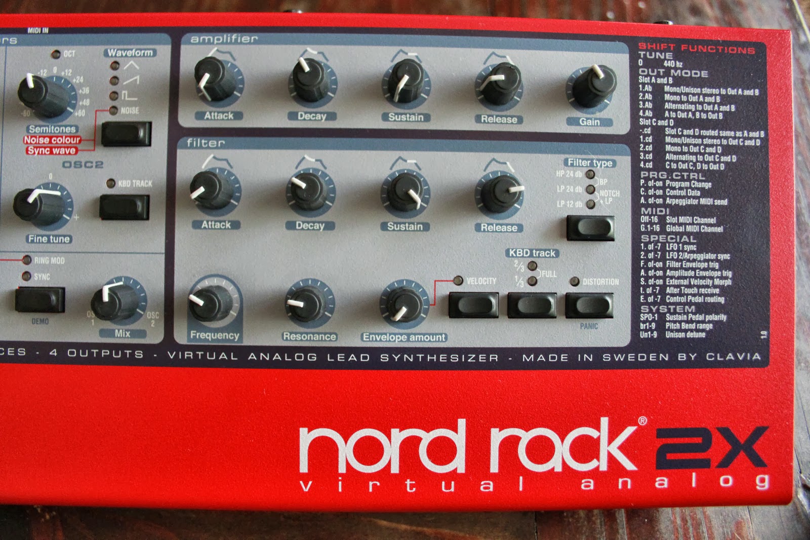 MATRIXSYNTH: Clavia Nord Lead 2X Rack Virtual Analog Synthesizer with ...