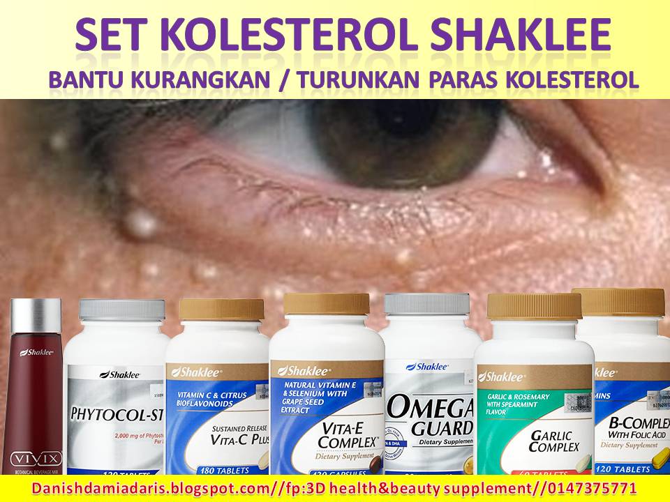 3D health beauty supplement: SET KOLESTEROL SHAKLEE- MEMBANTU ...