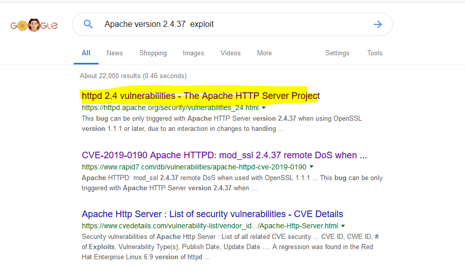 OWASP Using Component with known vulnerability ~ The Cybersploit