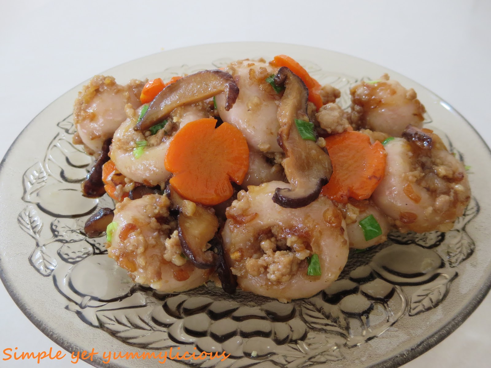 Simple yet yummylicious!: Abacus Seeds with Minced Meat