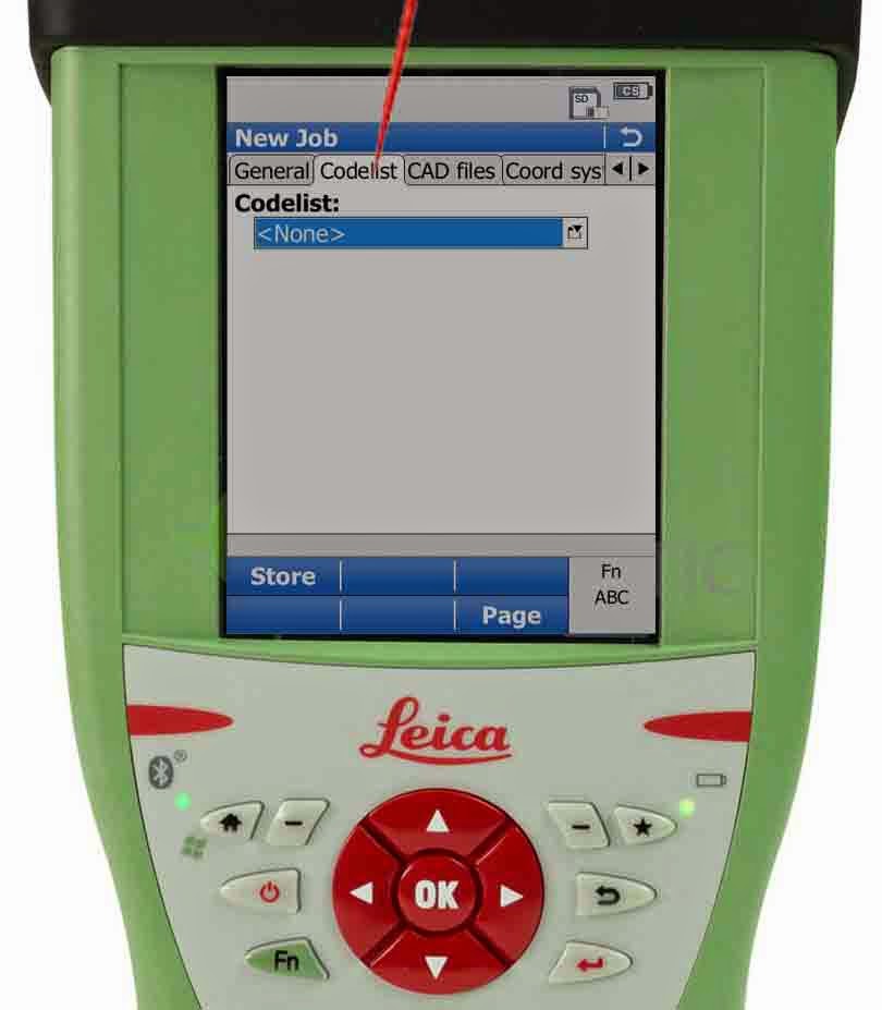 Membuat Job Baru dengan Controller (Leica Viva CS10) ~ Air Itu Mengalir