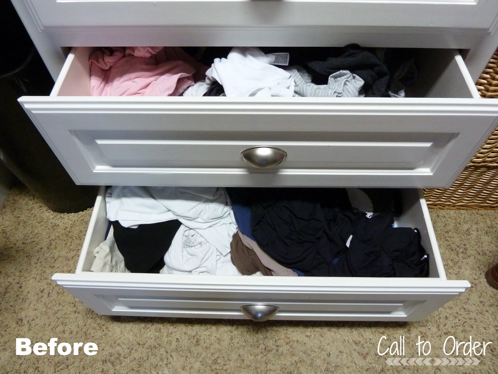 Call to Order: Master Dresser Drawers: From yuck to yum!