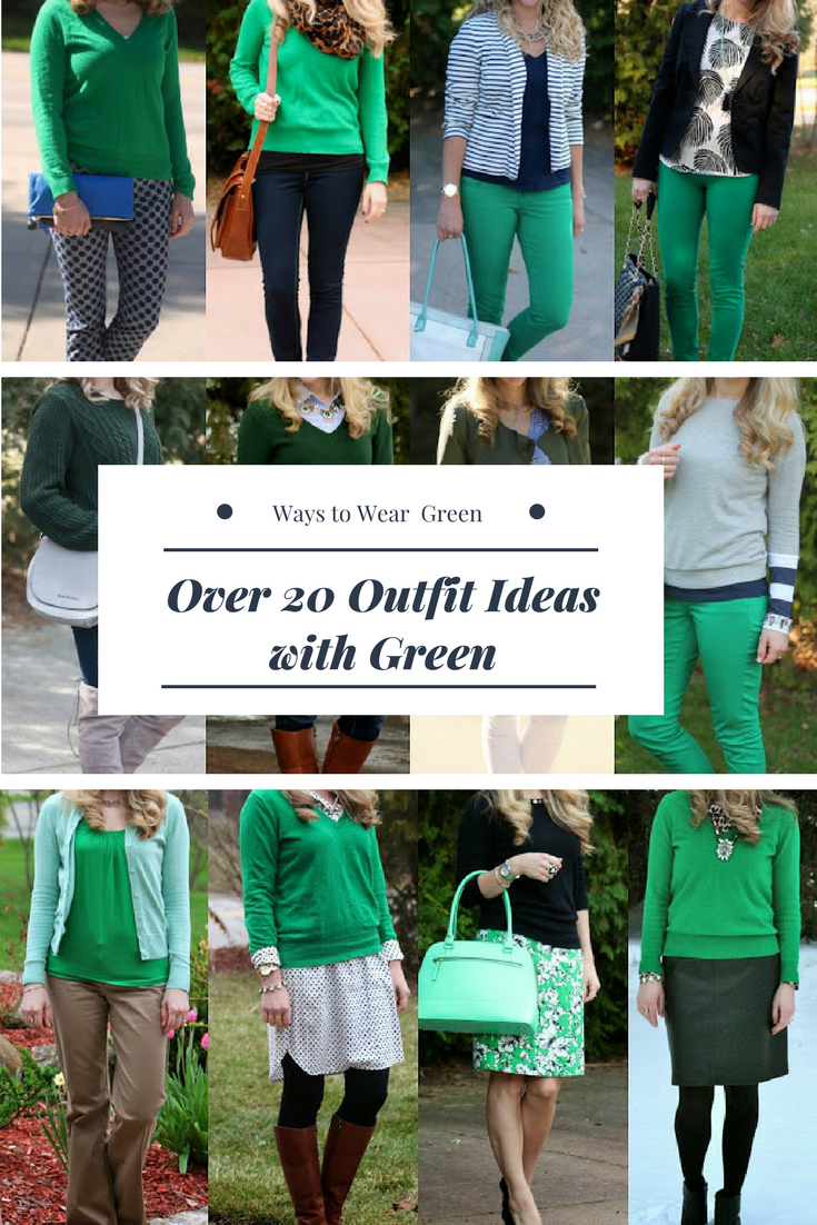 20+ Ways to Wear Green - I do deClaire