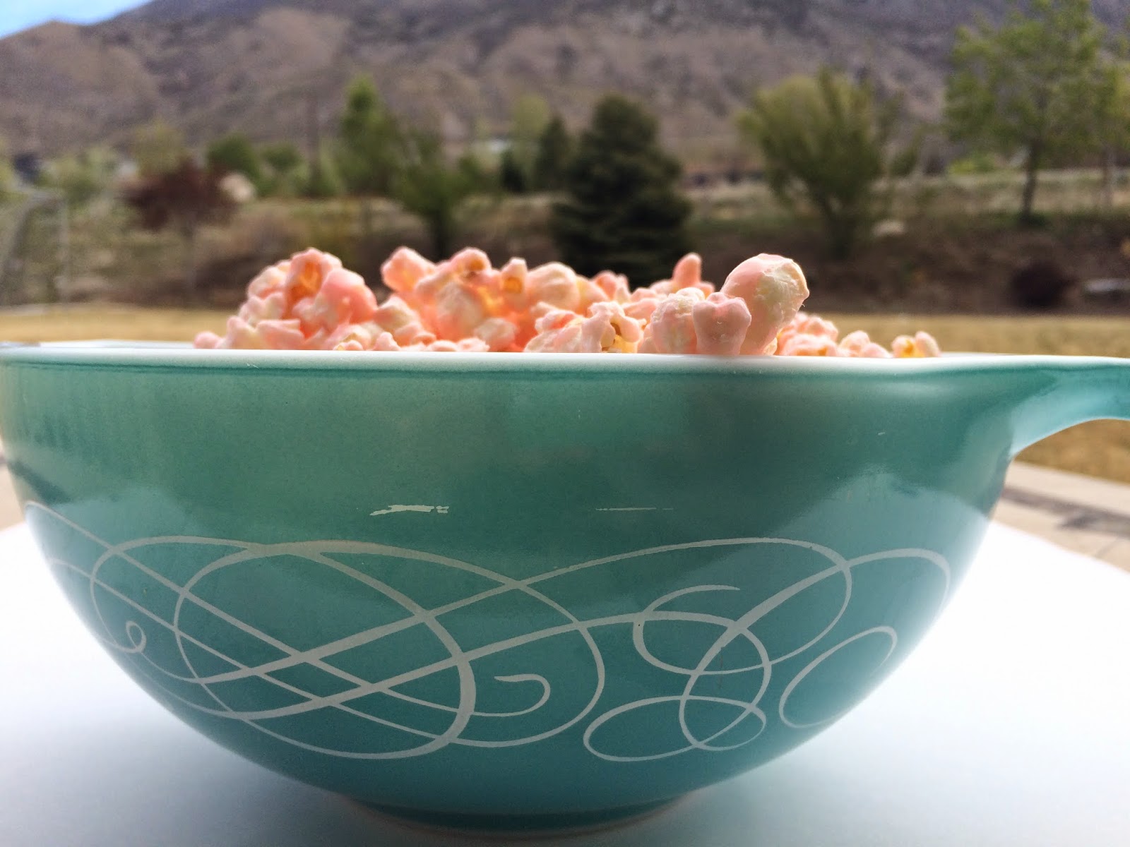 Treats On Tuesday: Raspberry Colada Popcorn