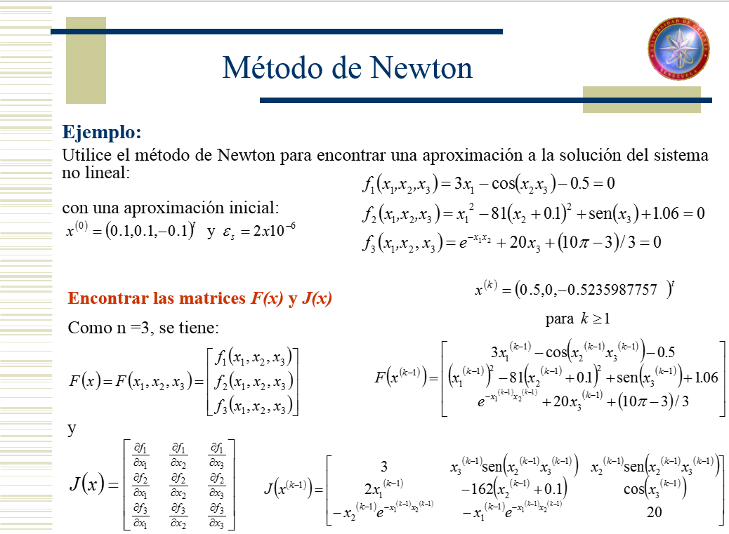 MÉTODO DE NEWTON ~ Tutoriales Métodos Numericos