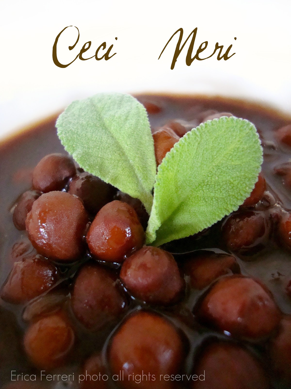 Ogni riccio un pasticcio - Blog di cucina: Zuppa di ceci neri