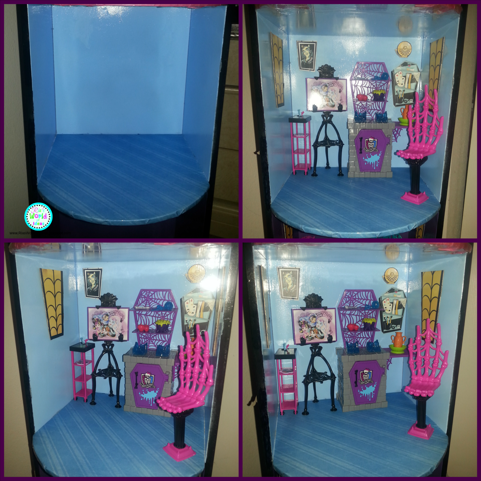 Ria's World of Ideas: Trash to Treasure "Monster High Doll House"
