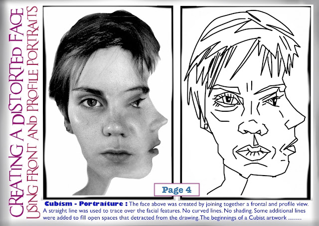 CREATING A DISTORTED FACE - Art Making Techniques