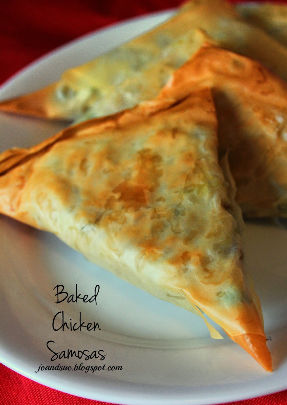 Jo and Sue: Baked Chicken Samosas