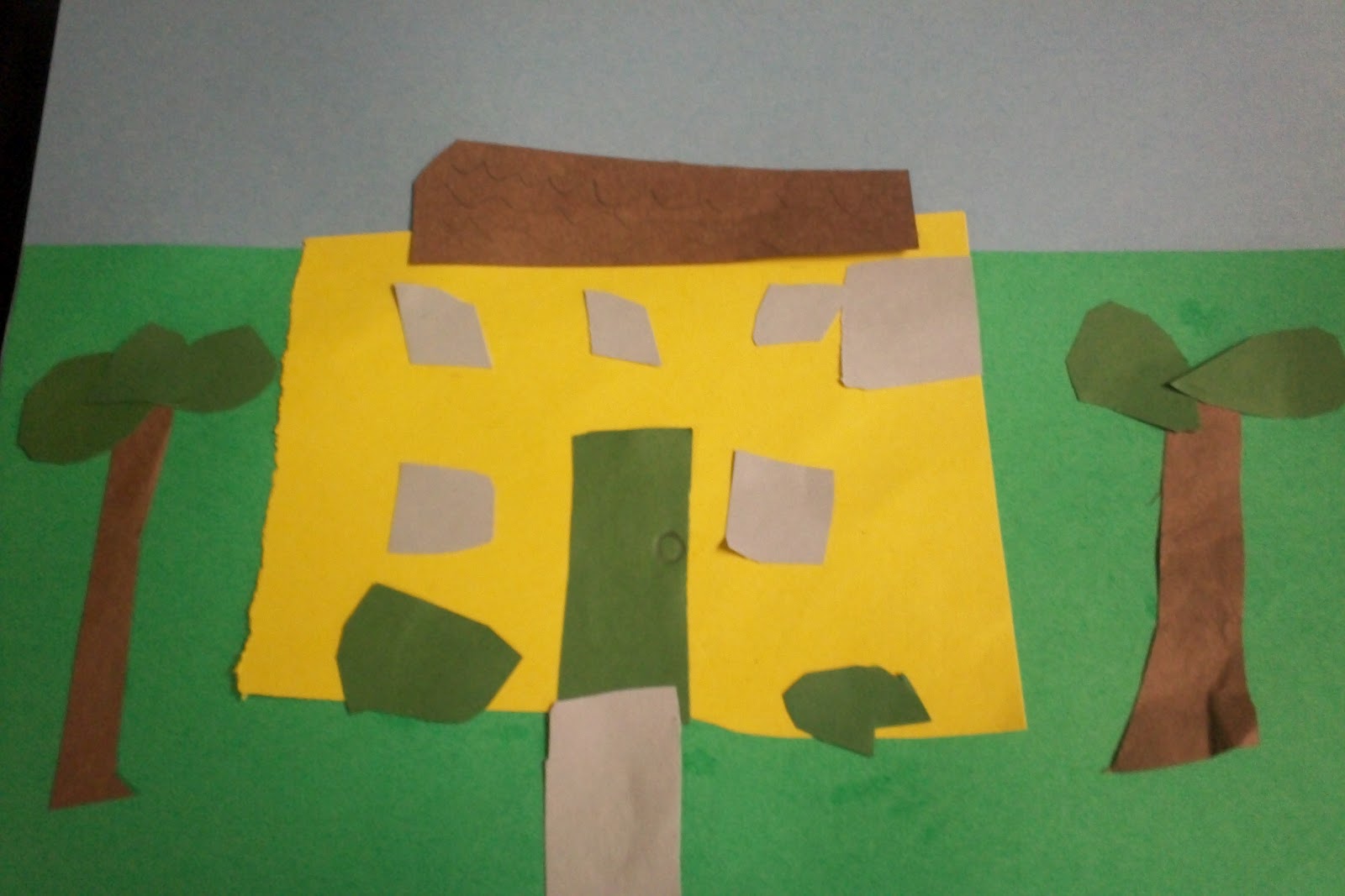 Art With Mr. E: House Collages: Kindergarten