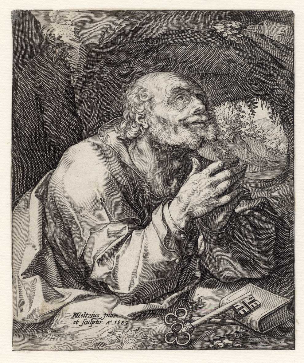 Prints and Principles: Goltzius’ engraving of St Peter