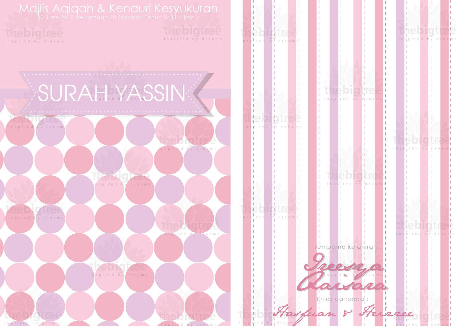 thebigtree: Personalized Yassin - Ireesya Qaisara