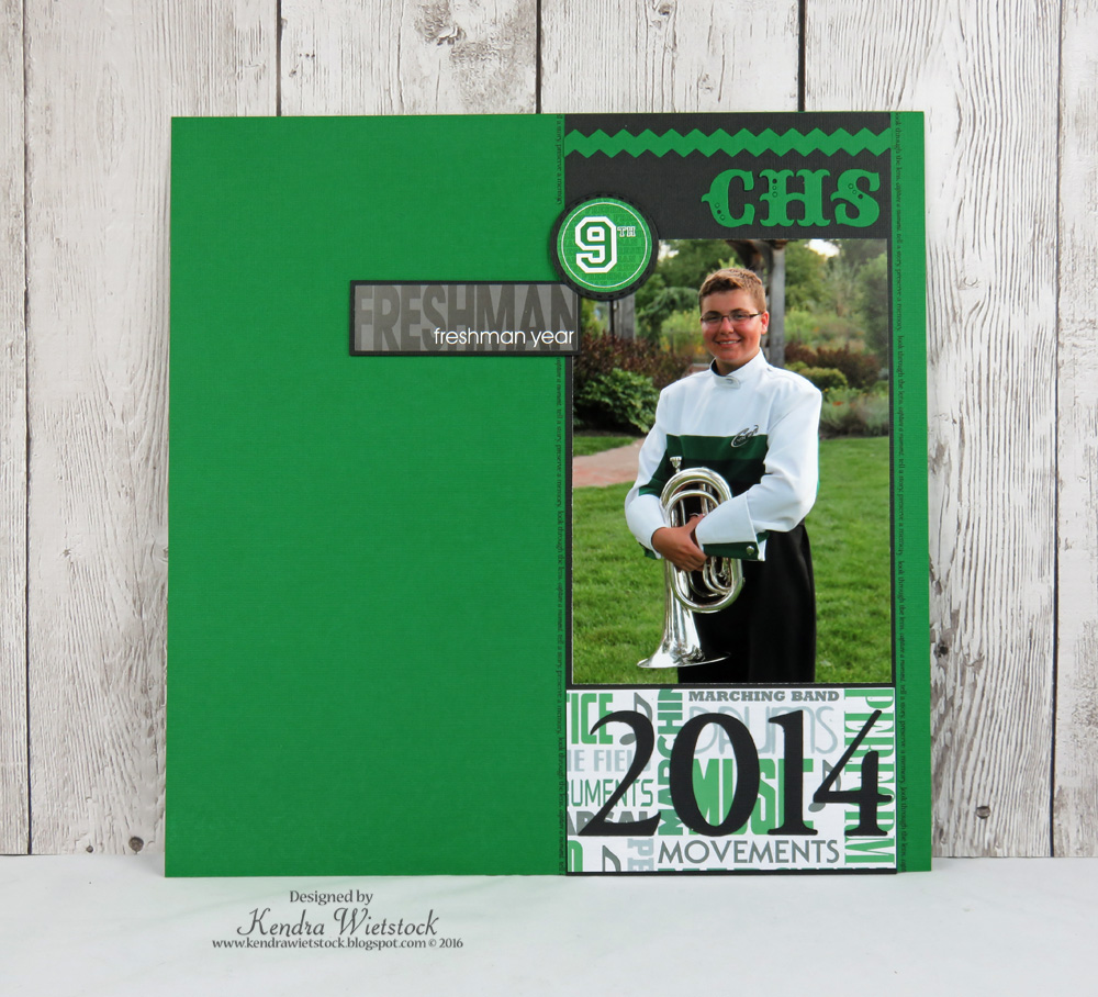 Kendra's Paper Creations: Marching Band Cover Pages