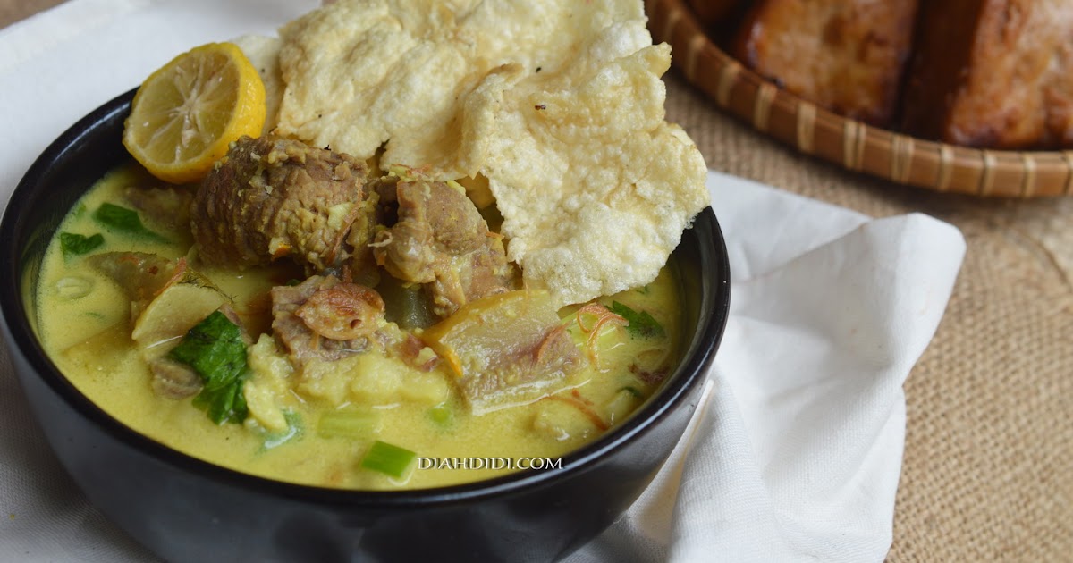 Diah Didi's Kitchen: Soto Kuning Bogor