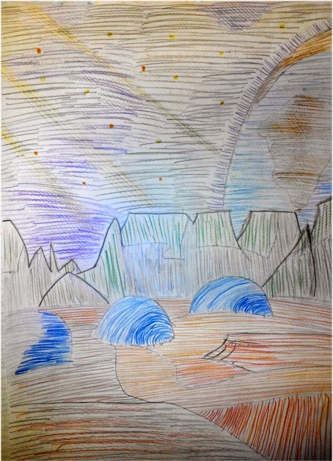 Galería de Arte Alhucema: Rayonismo. 3º ESO B