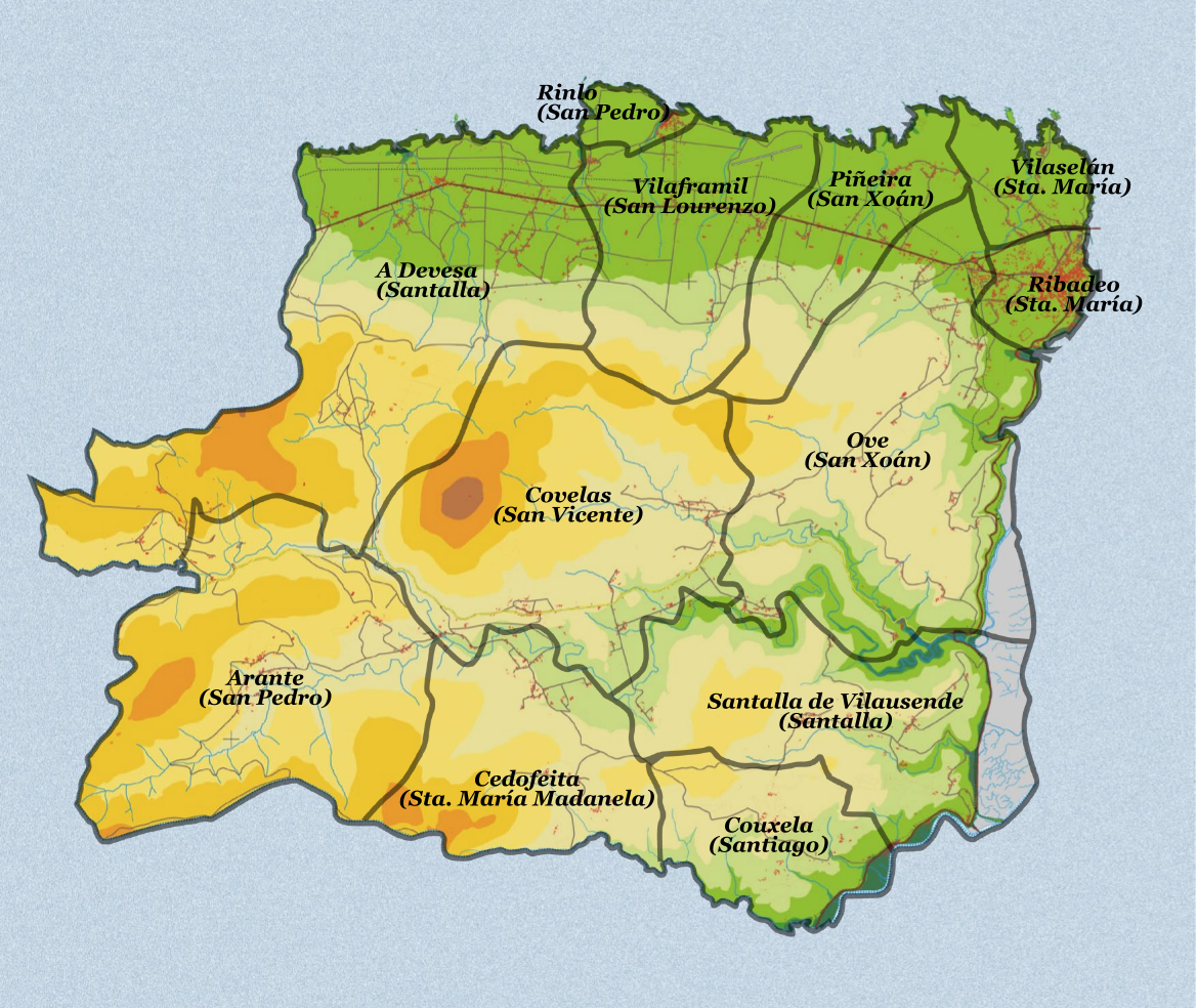 Ribadeando: Mapas de Ribadeo